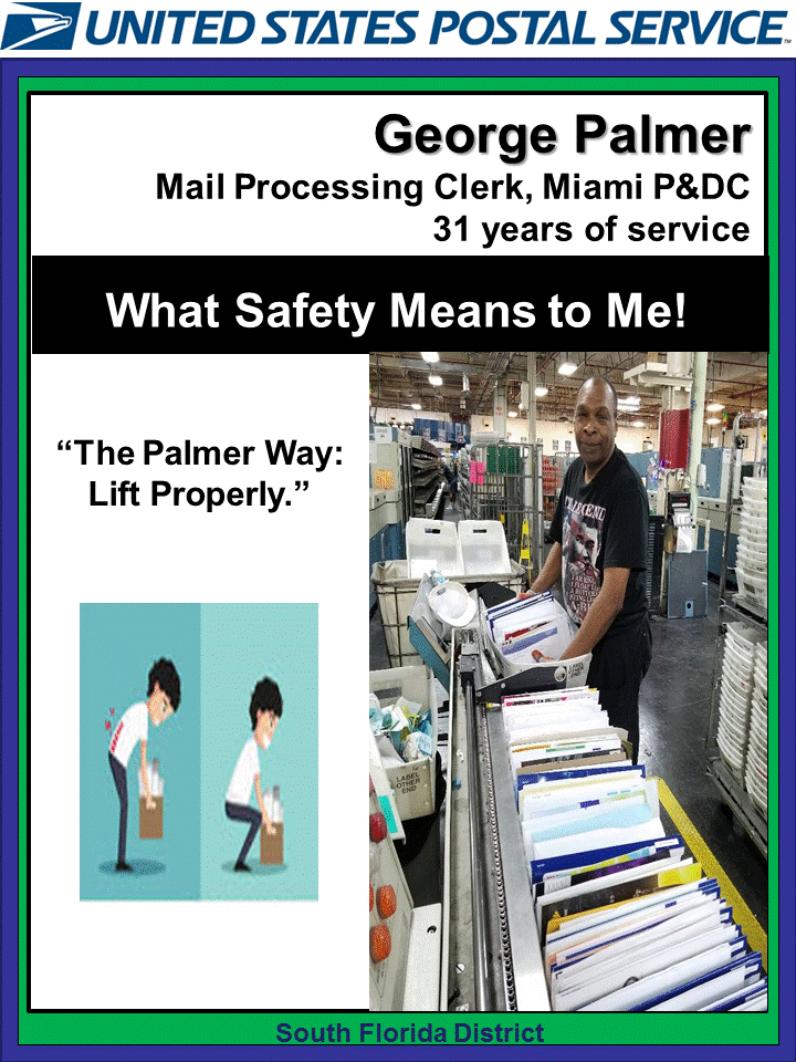 South Florida Postal Blog: 'What Safety Means to Me!'