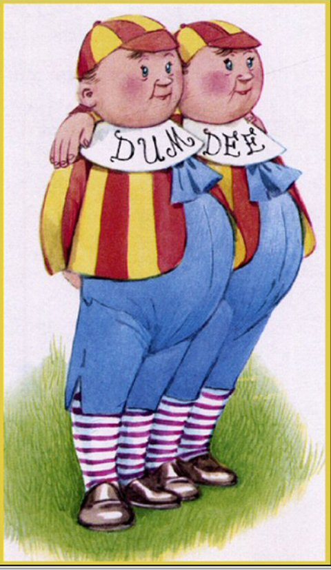 Through The Illustrated Looking Glass: Chapter 4 ~ Tweedledum And ...