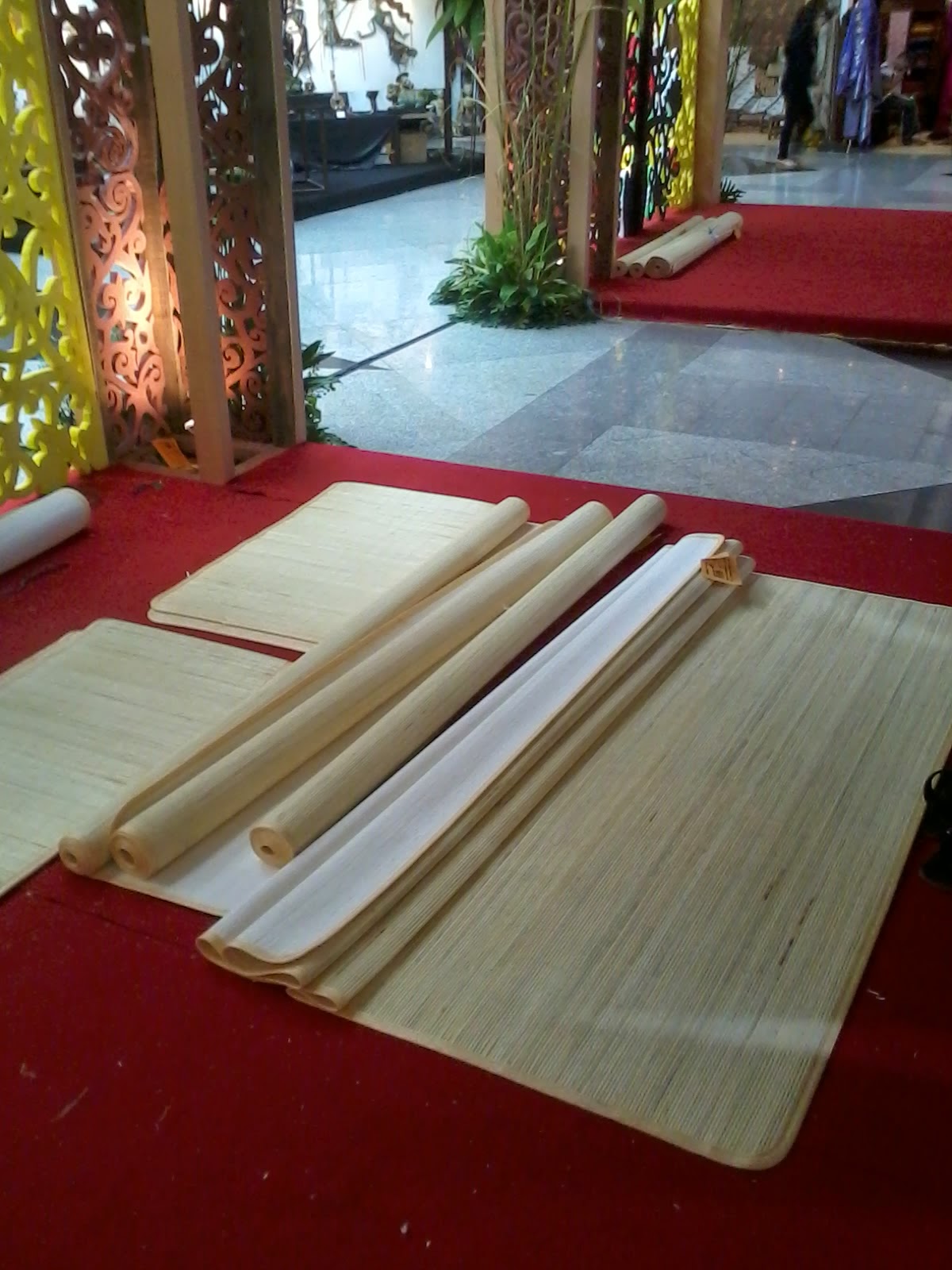 Harga Tikar Lampit Rotan Kalimantan, Ukuran 200 X 200 cm