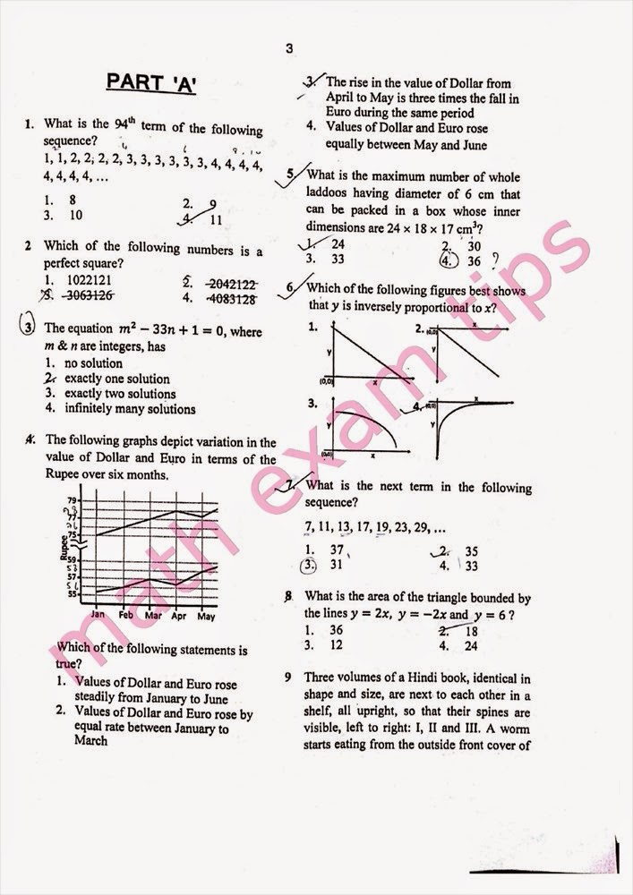 CSIR NET MATHEMATICS DEC 2014 QUESTION PAPER | MATHEMATICS EXAM TIPS