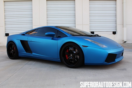 Matte Blue Lamborghini Gallardo by Superior Auto Design | Carsfresh