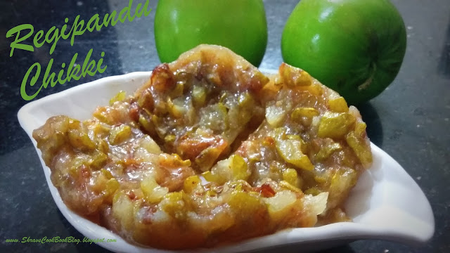 healthy recipes: Regi Pandu Chikki recipe with sugar | Regipallu ...