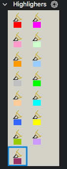 Document Geek: How to Make a Multiple Color Highlighting Palette in ...