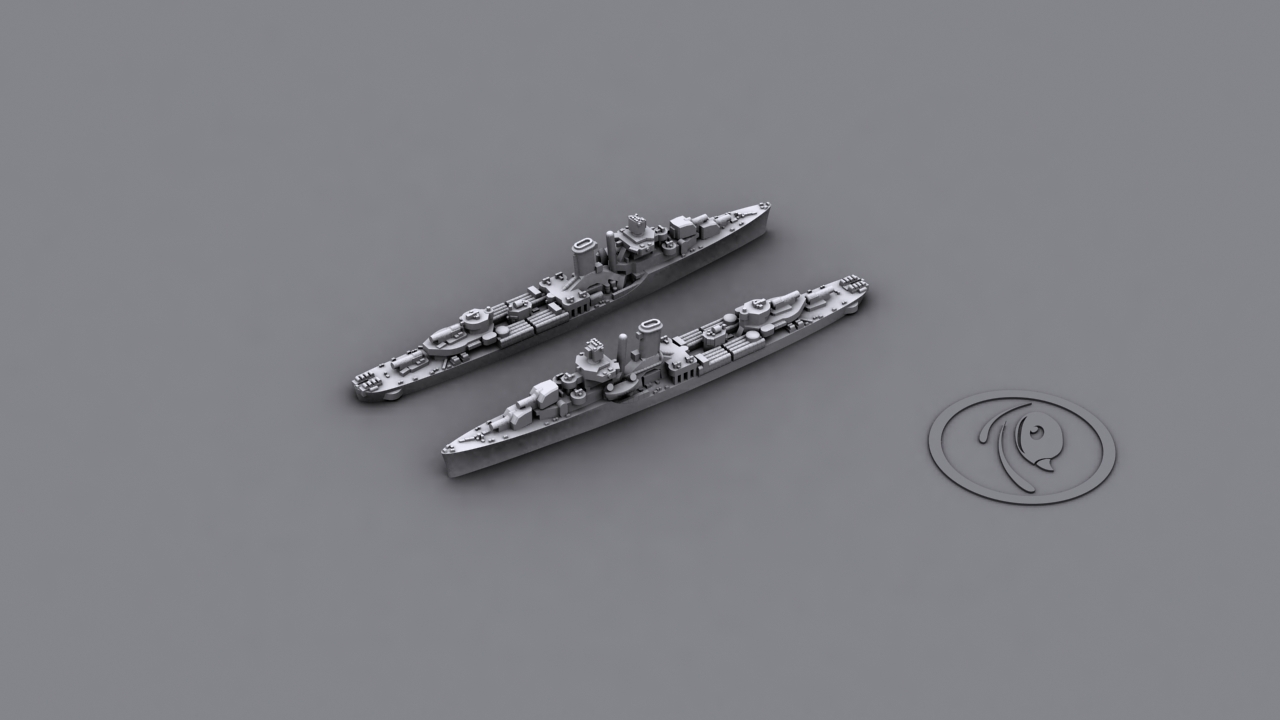 Tiny Thingamajigs: WIP: Condottieri-class cruisers of the Italian Navy ...