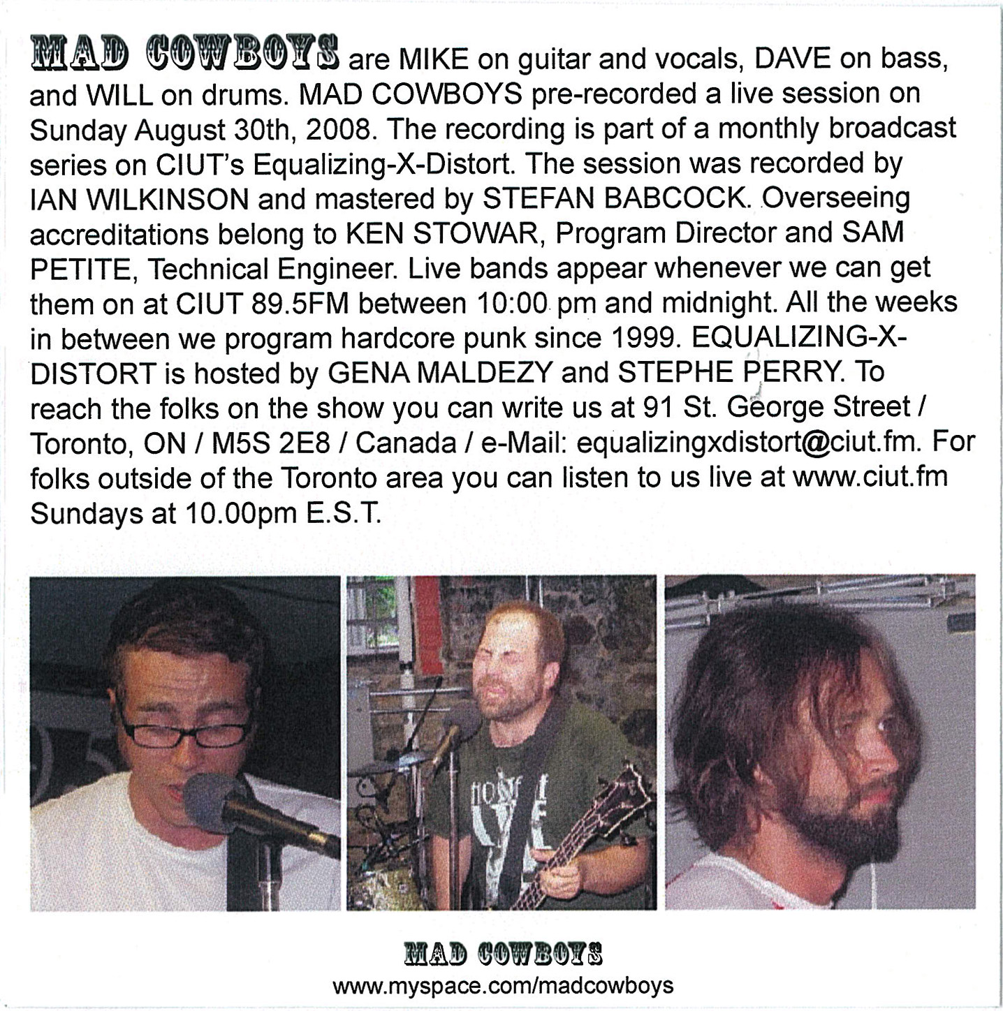 Equalizing Distort: August 2008