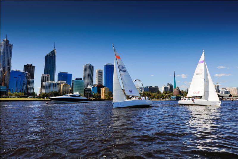 Beautiful harbor in Perth City Australia - World Fun Vacation