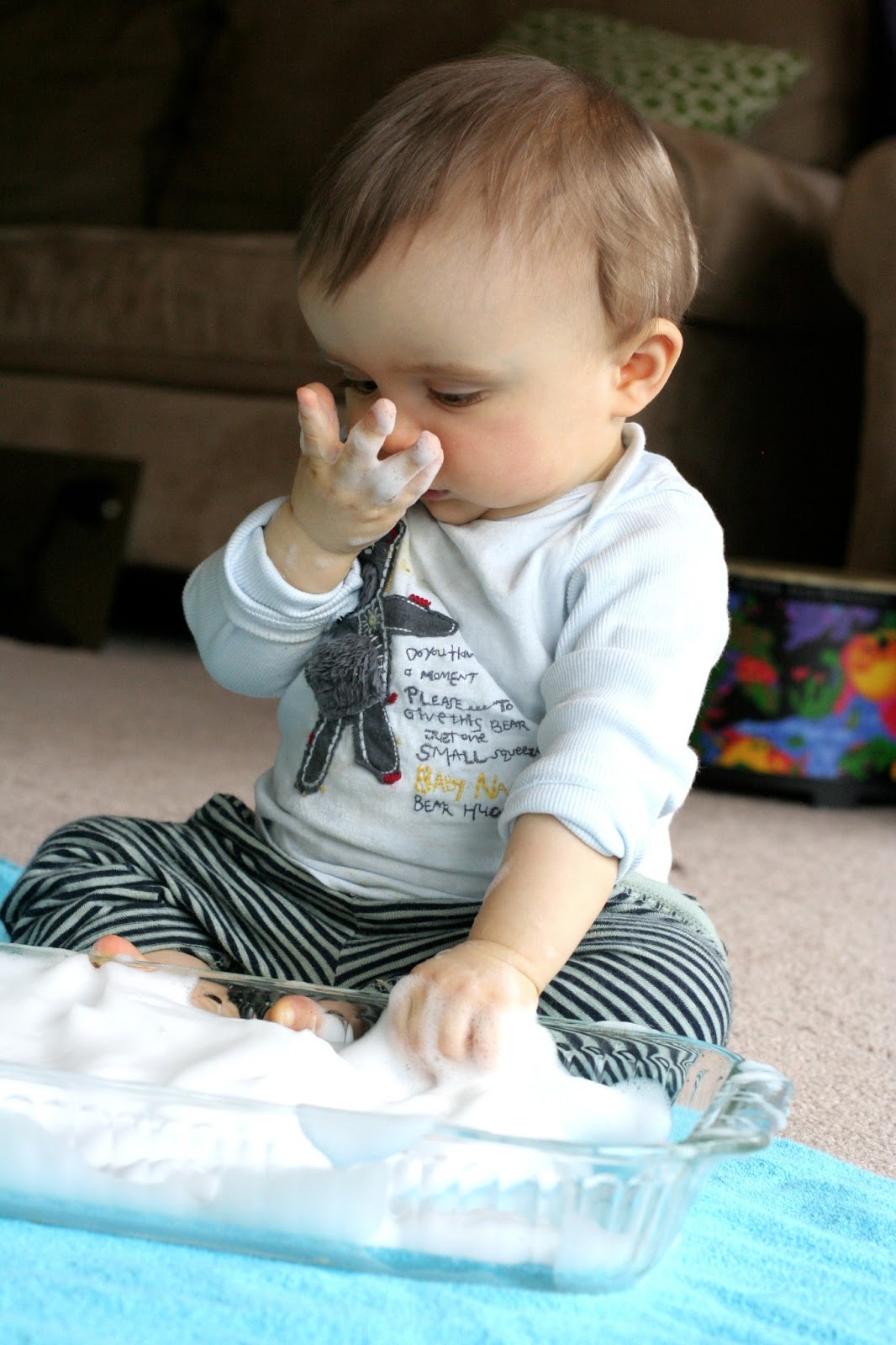 Super Easy Sensory Play: Soap Foam