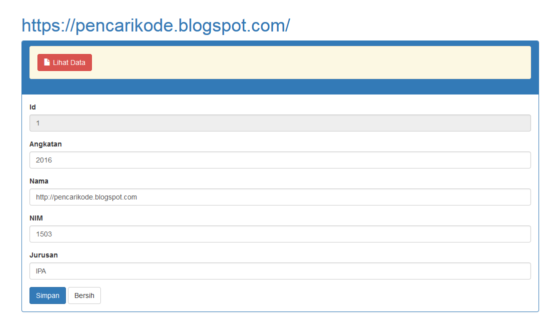 Edit atau Update Data ke Database Mysql pada PHP Mysqli Bootstrap ... Edit atau Update Data ke Database Mysql pada PHP Mysqli Bootstrap ...
