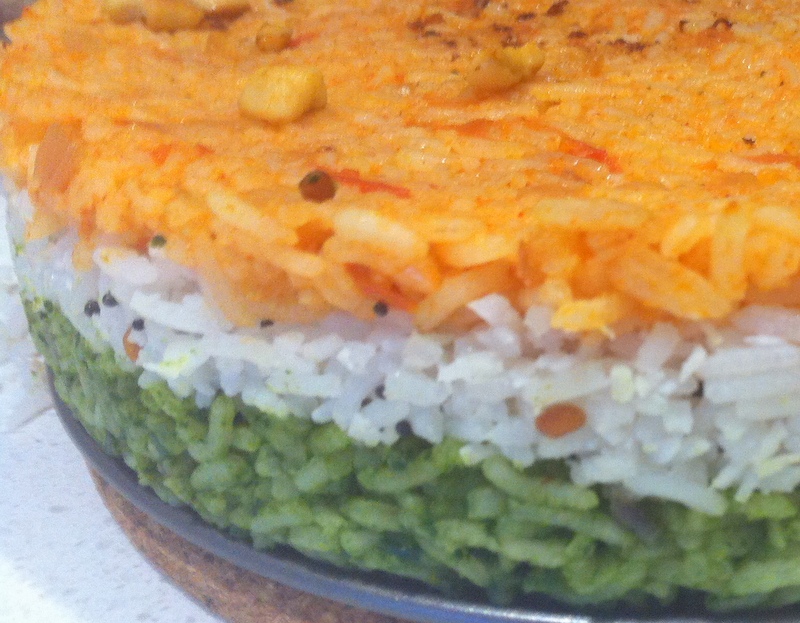 Tri Colour Rice - Sasi's Cuisine