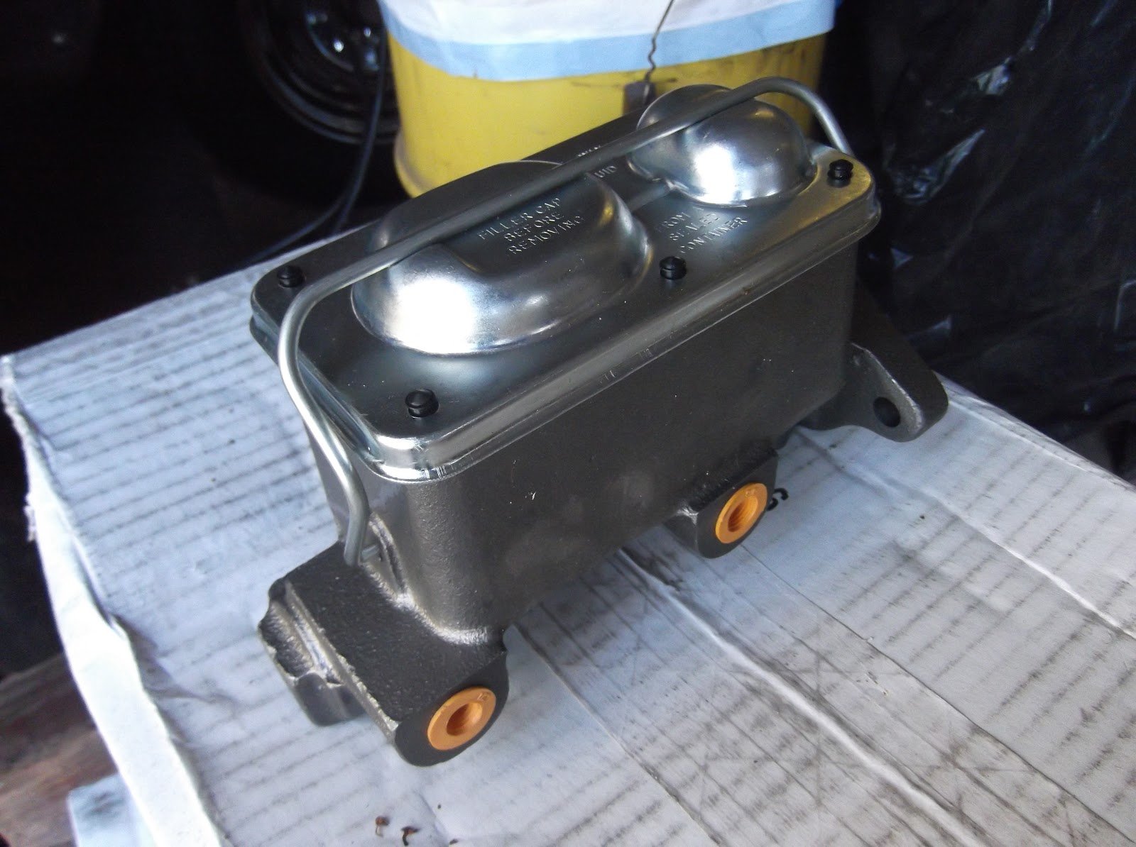 Hot Rods in the Hudson Valley: Brake master cylinder install