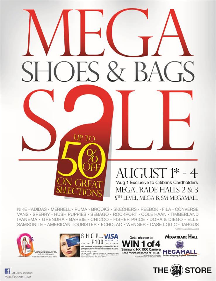 Manila Shopper: Mega Shoes & Bags SALE at SM Megatrade Hall: Aug 2013