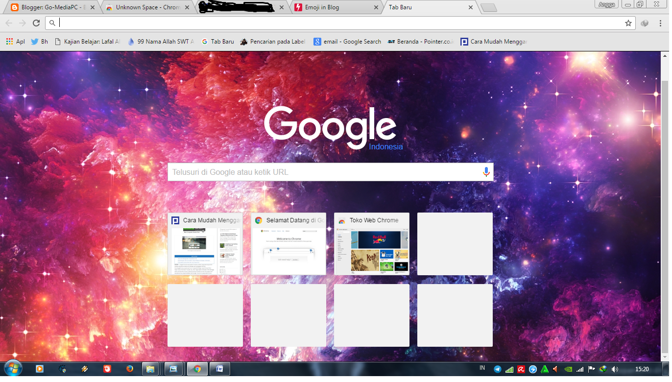 CARA MERUBAH TEMA TAMPILAN GOOGLE CHROME