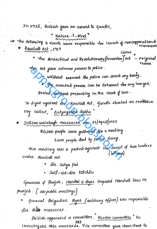 Part 10: Modern India History Class Notes for UPSC Prelims, APPSC & SSC ...