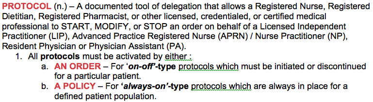 DirkMD - CMIO Perspective: An Opinion : What exactly are "Protocols ...