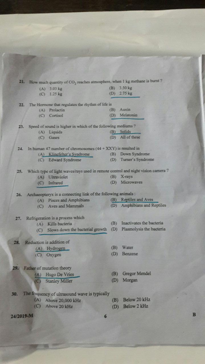 University Assistant 2019 Solved Question Paper and Expected Cutoff ...