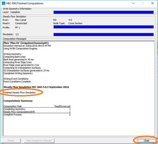 HEC-RAS Tutorial: Steady Flow Simulation