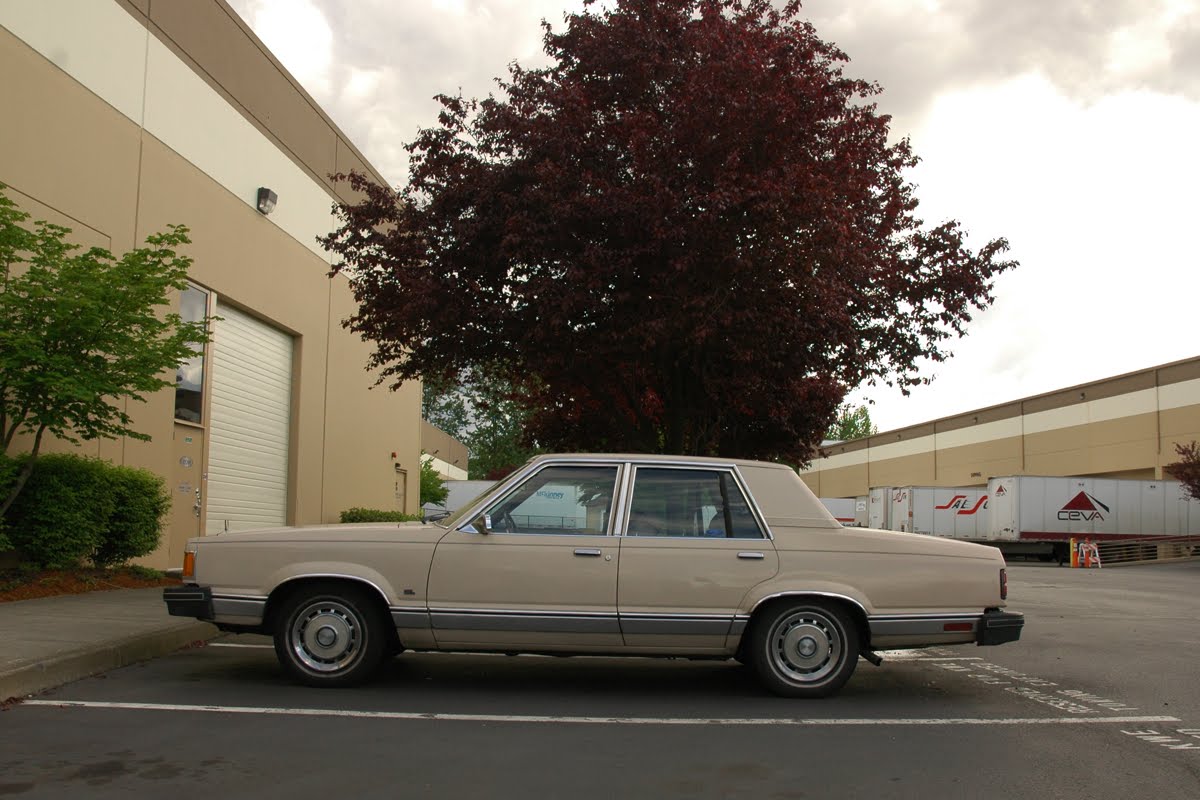 OLD PARKED CARS.: 1982 Ford Granada GL.