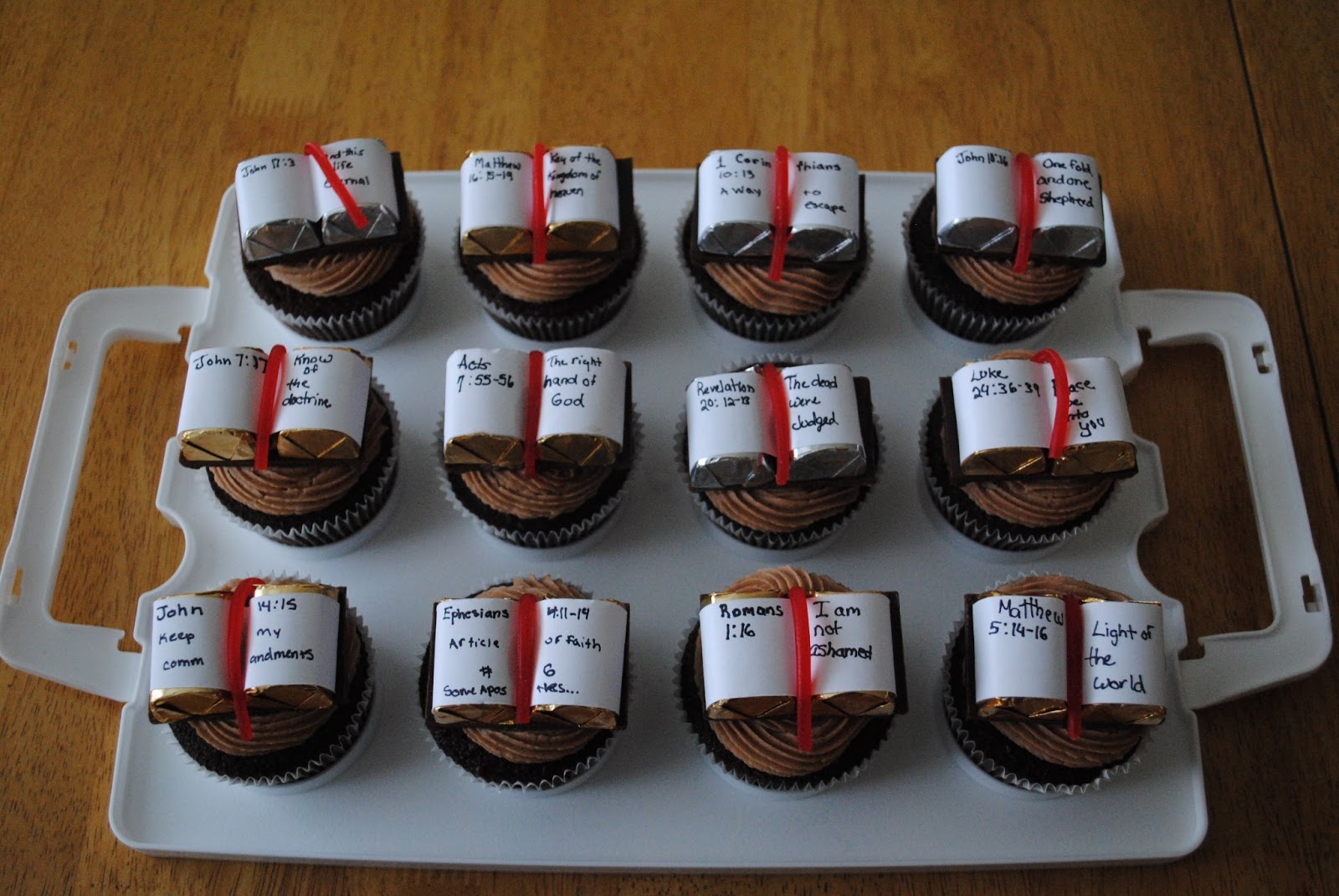 Juli Jacklin's Cupcakes: Scripture Mastery Cupcakes