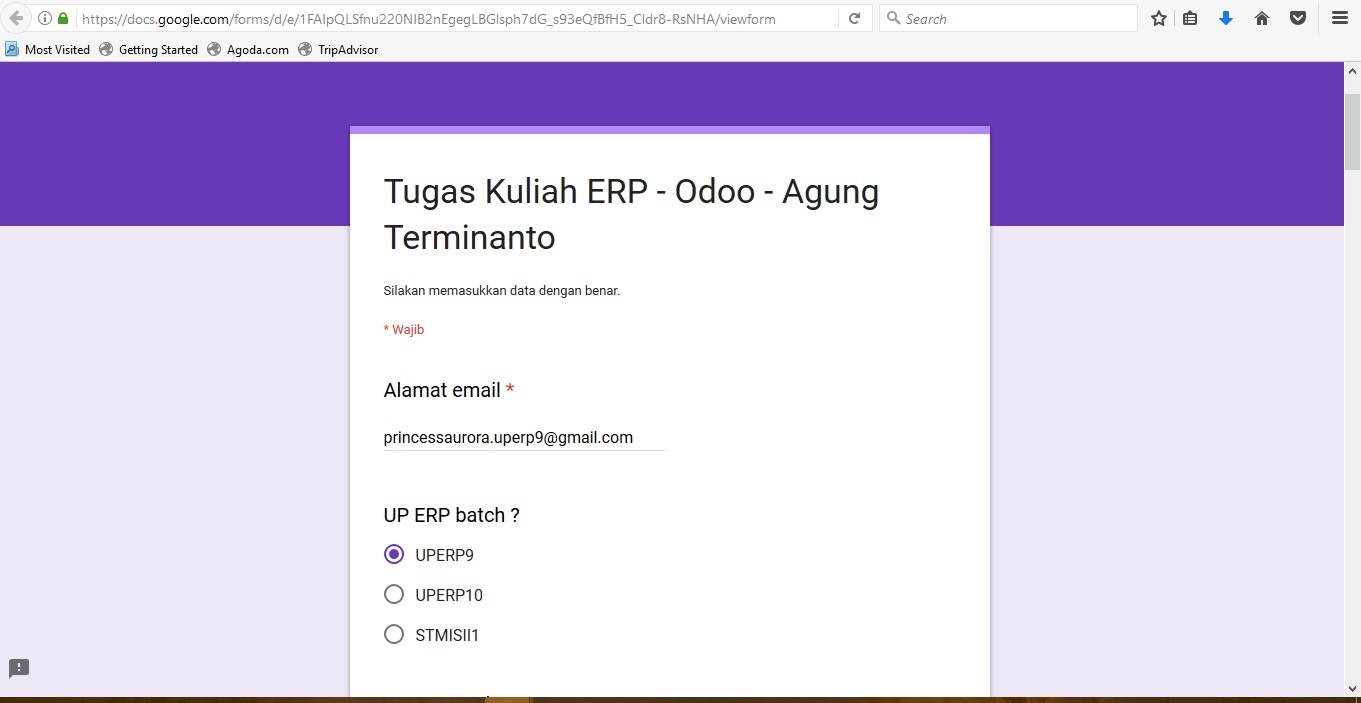 Tugas Enterprise Resource Planning UPERP Batch 9