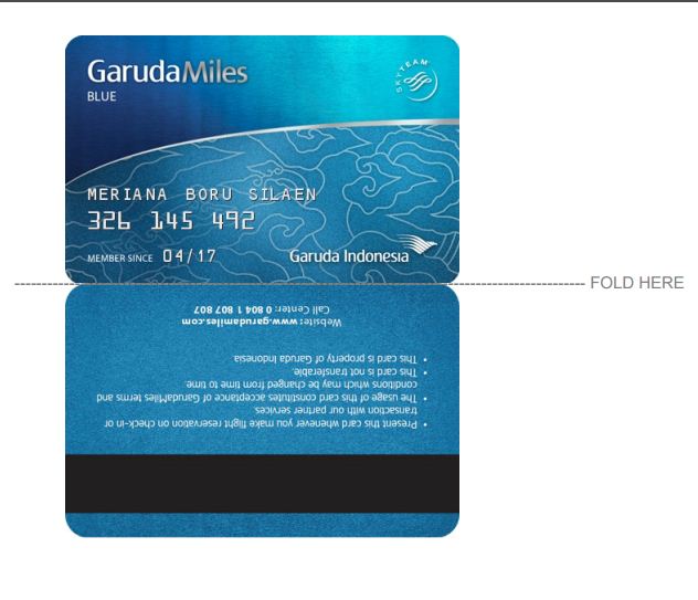 Cara Mendaftar Garuda Indonesia Garudamiles