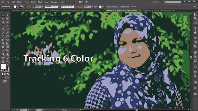 Cara Merubah Gambar Jadi Vektor ( Tracking ) 1 Menit Dengan Adobe ...