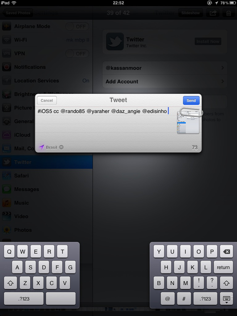 Así es Twitter en IOS 5 - TwittBoy.com