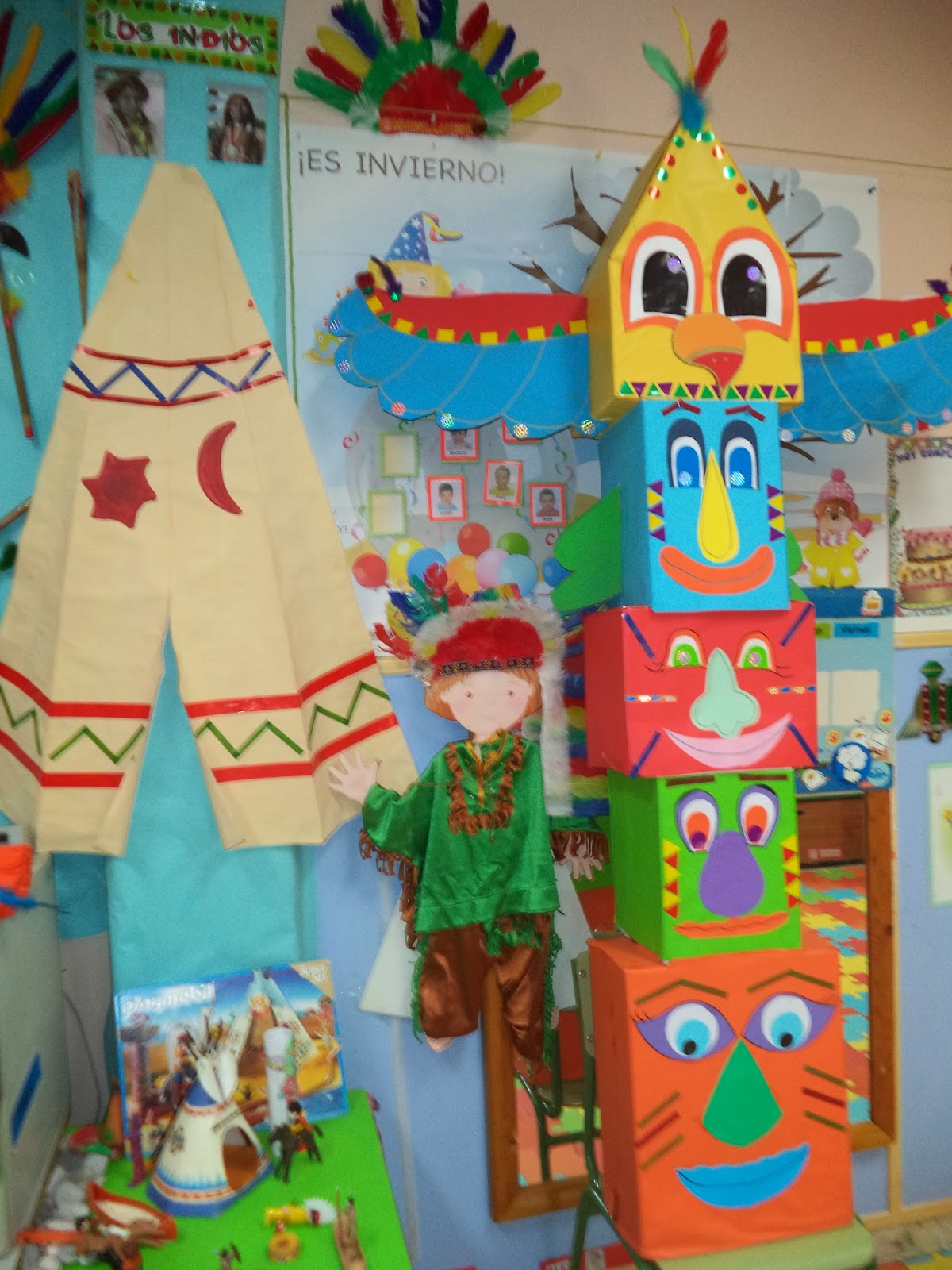 El pequeño aprendiz: Proyecto de los Indios. 3 años