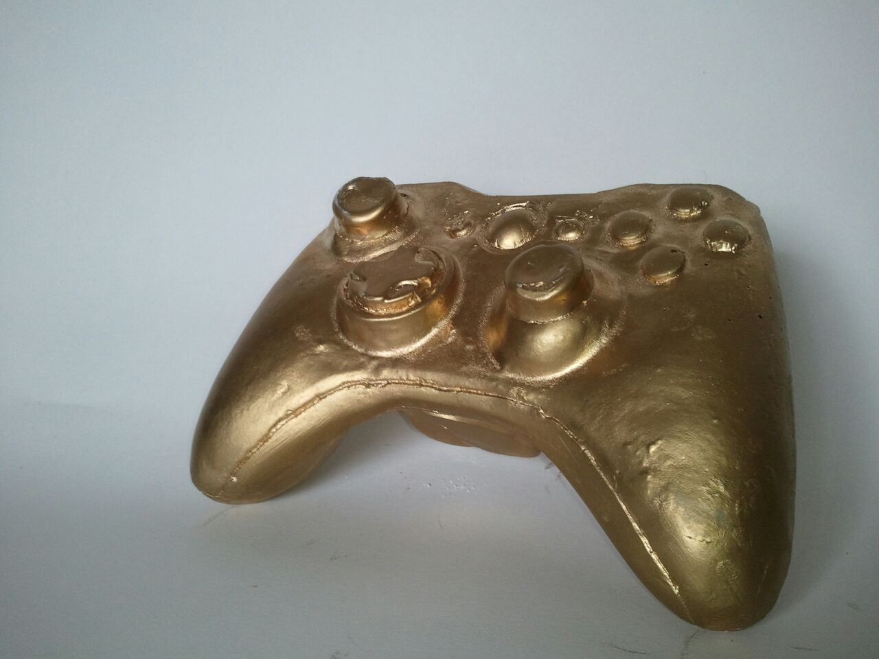 Sculpture 1, Spring 2012: Paula Zobal's Plaster XBOX Controller