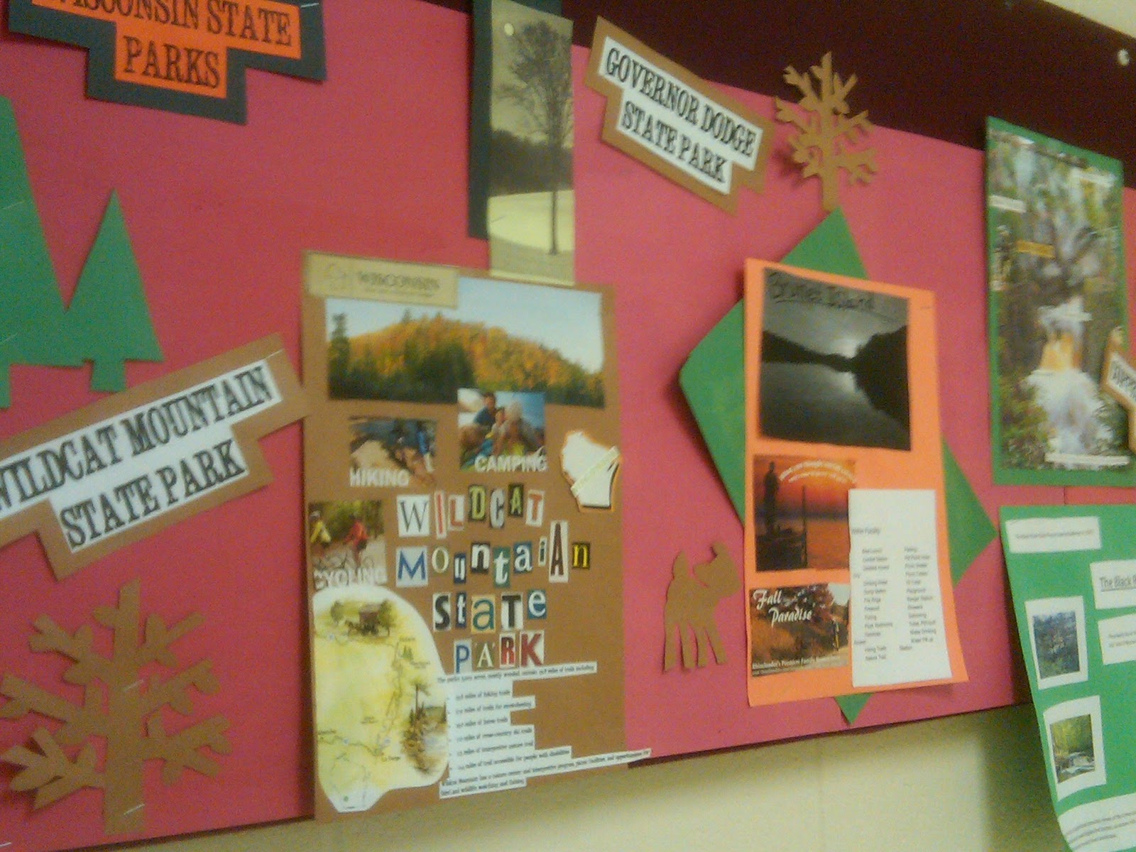 State Park Bulletin Board