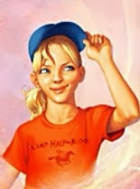 E's Book Blog: Original drawing vs. Fan art: Annabeth Chase, Percy ...