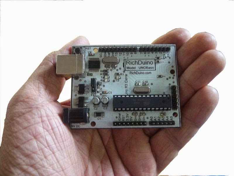Arduino inspired board by Richduino.com: 2014