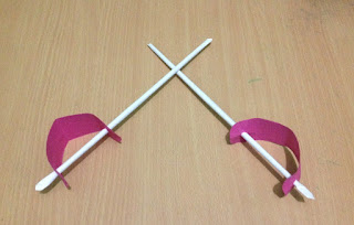 How to make Paper Sword? - Origami sword tutorial - TukkuTV