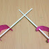 How to make Paper Sword? - Origami sword tutorial - TukkuTV