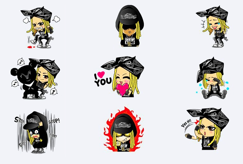 BIGBANG: [130411] G-Dragon's Line Update