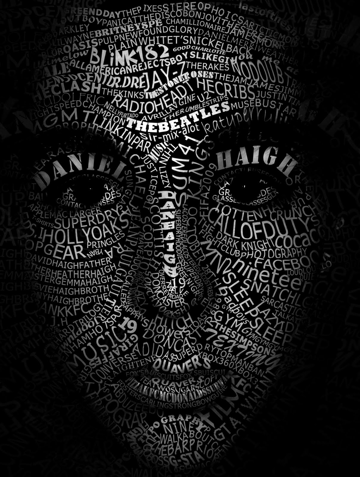 Dan Haigh: Typographic Faces!