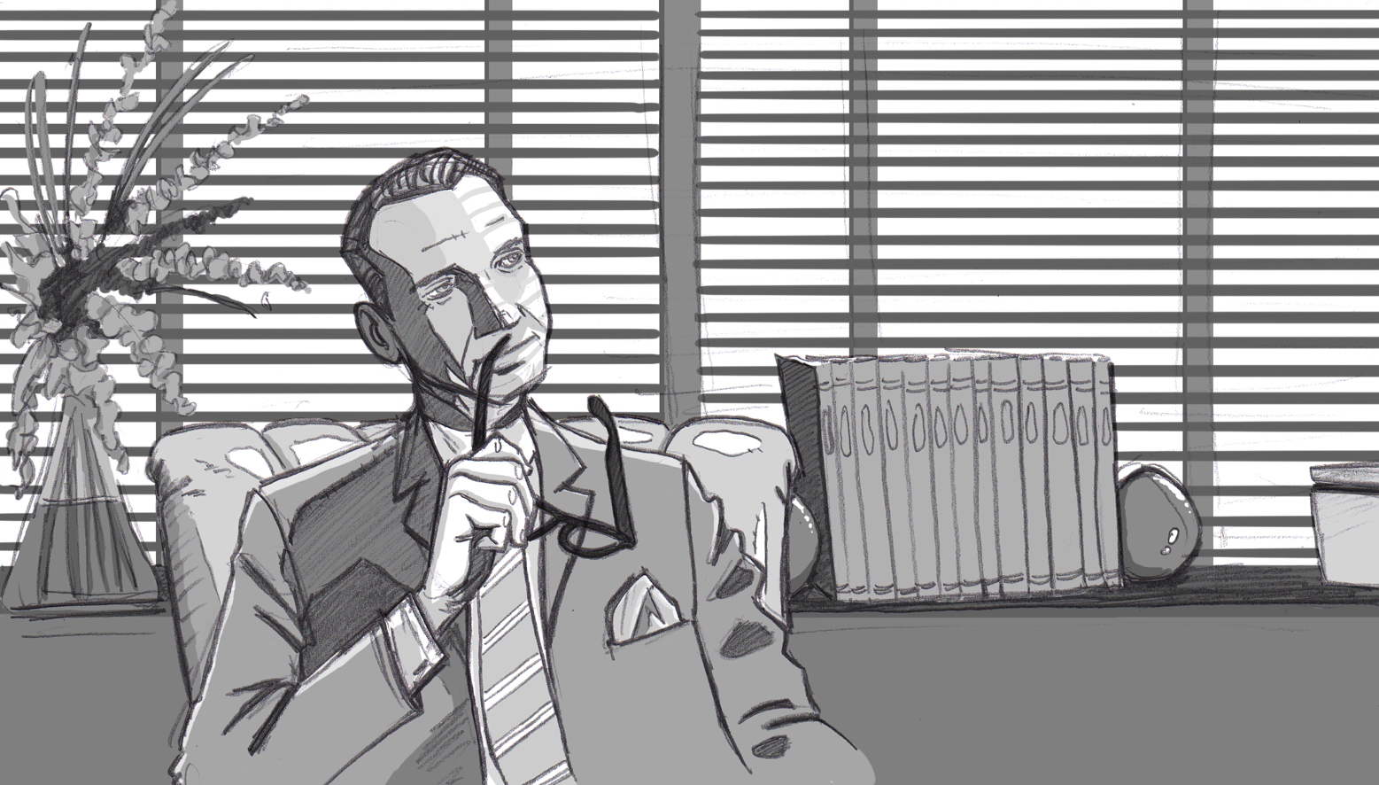 Chris Cormier Art & Animation: More Edgar and a ponderous man