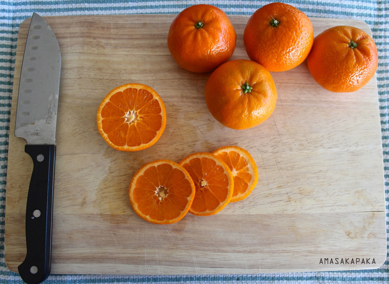 AMASAKAPAKA: MANDARINAS CONFITADAS