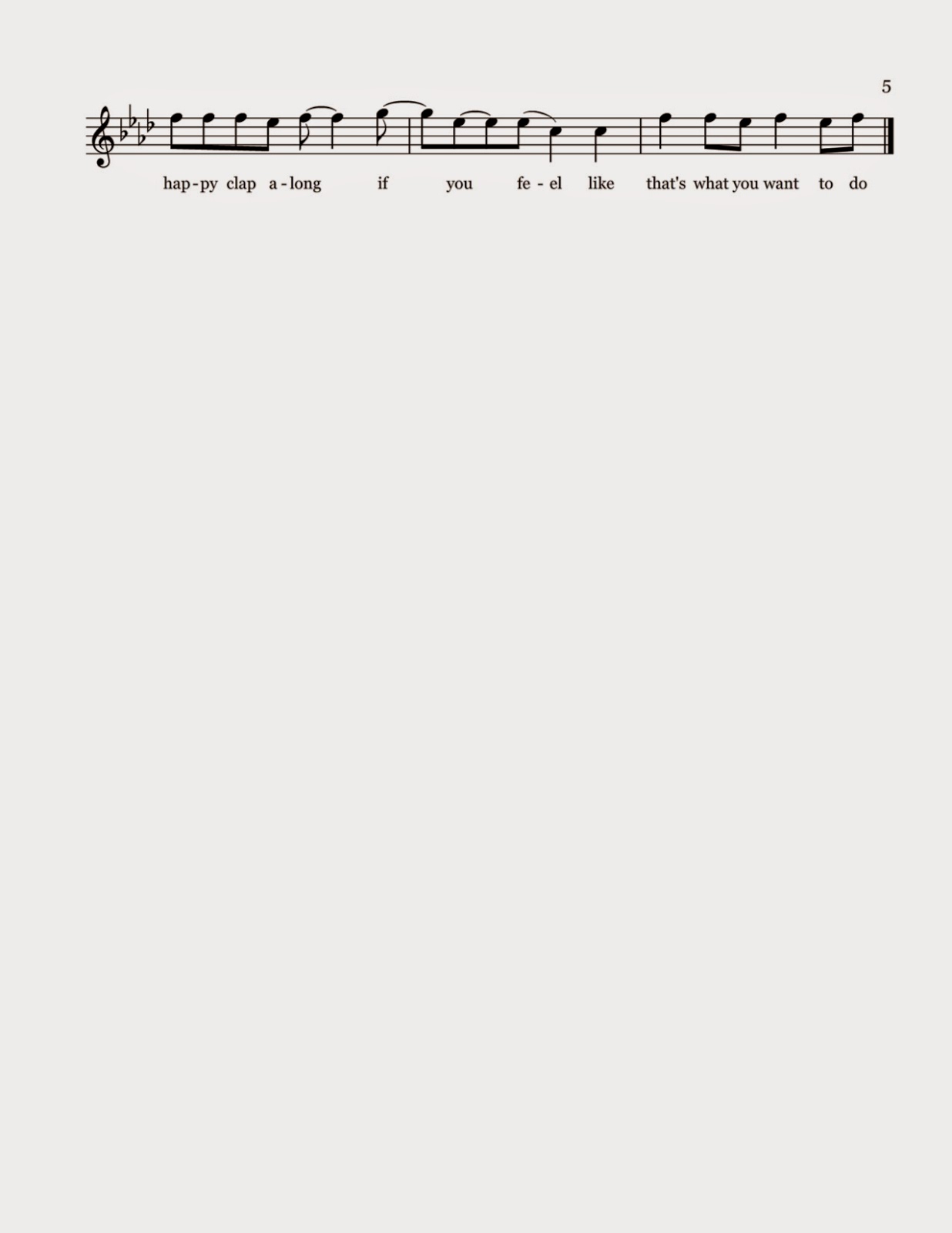 Flute Sheet Music: Happy - Sheet Music