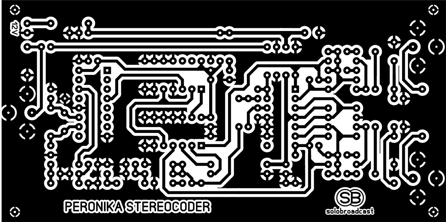 Desain PCB Gratis: Peronika Stereo Coder