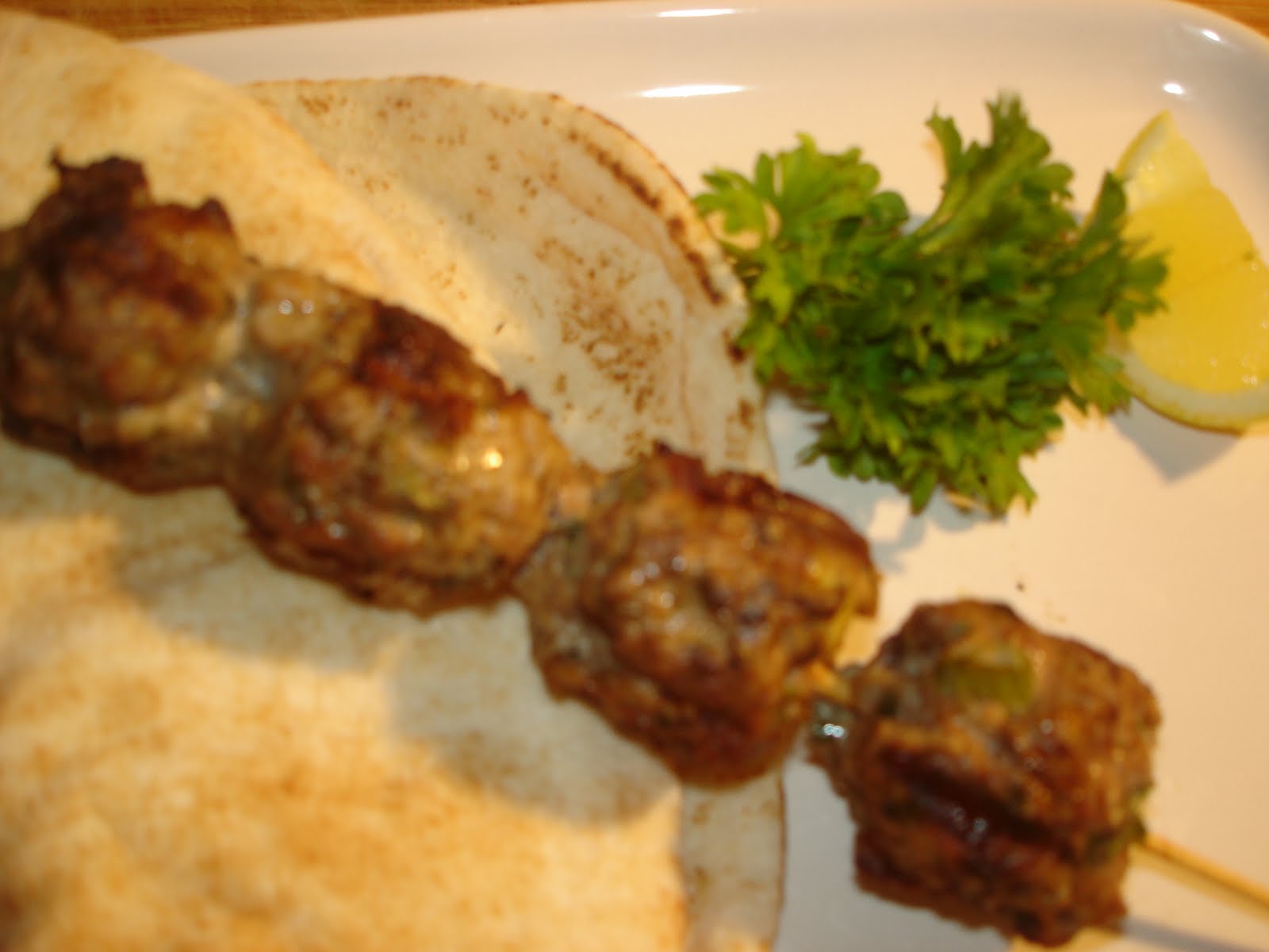 The Tiny Skillet: Kafta - Lebanese meatballs on a stick!