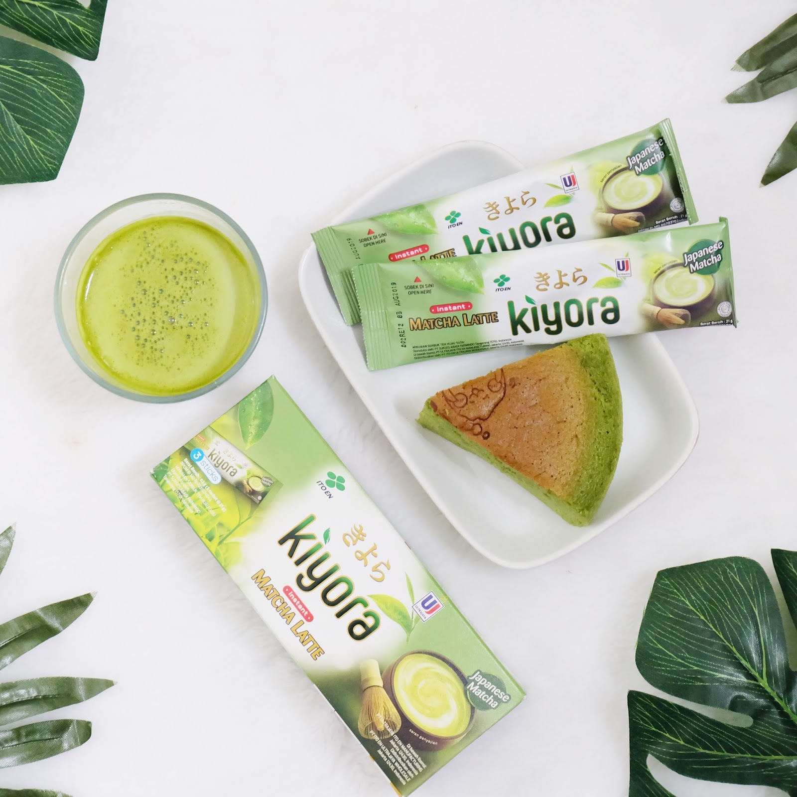 Review Kiyora Matcha Latte Sachet : Minuman Green Tea Latte - Wulan Kenanga