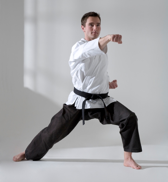 The Karate Kid Blog: The black and white gi