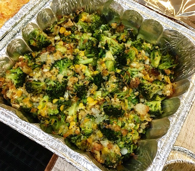 Santa Fe Vegan: Broccoli Corn Casserole RECIPE & Stuff I Ate!