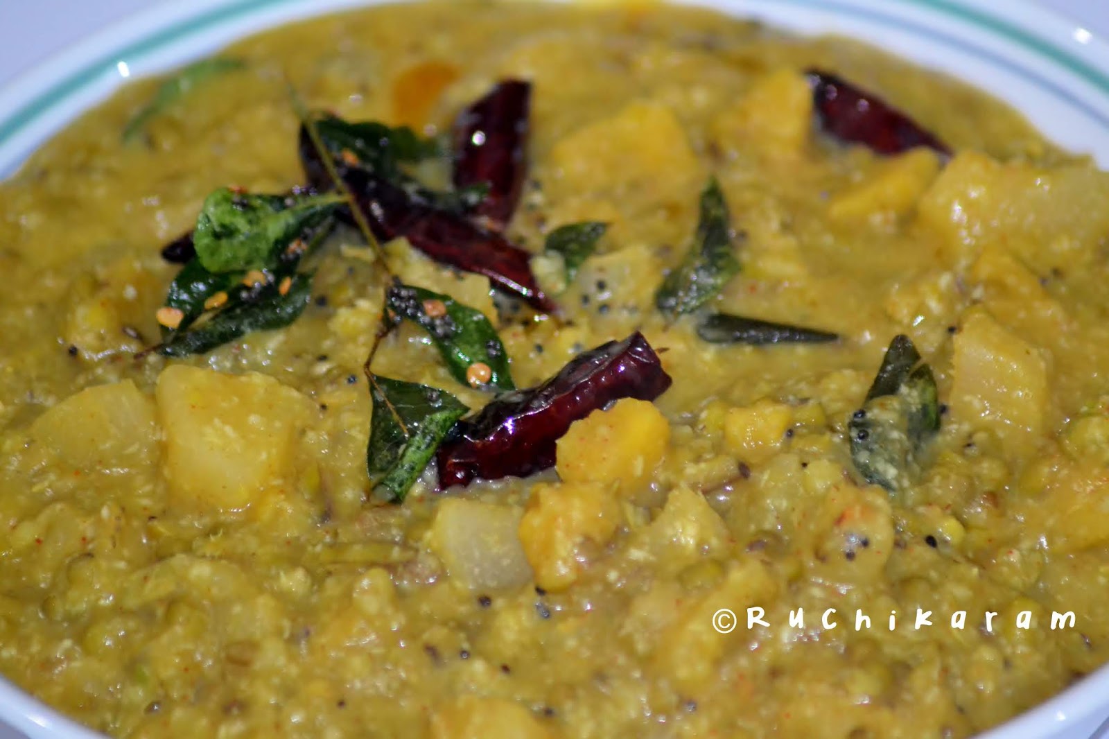 Ruchikaram: Thiruvathira Special Kappa Puzhukku | Kappa Pachakkaya Puzhukku