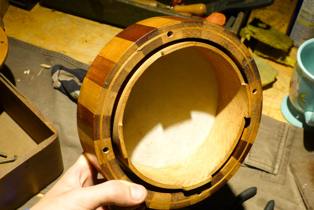 1920s Oscar Schmidt Block-Rim Banjo Ukulele