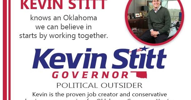 Kevin Stitt campaigning in Muskogee on Tuesday ~ MuskogeePolitico.com