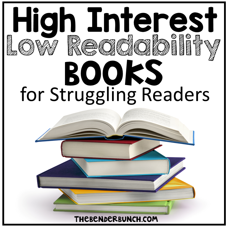 The Bender Bunch High Interest Book Resources For Low Struggling Readers the-bender-bunch-high-interest-book-resources-for-low-struggling-readers