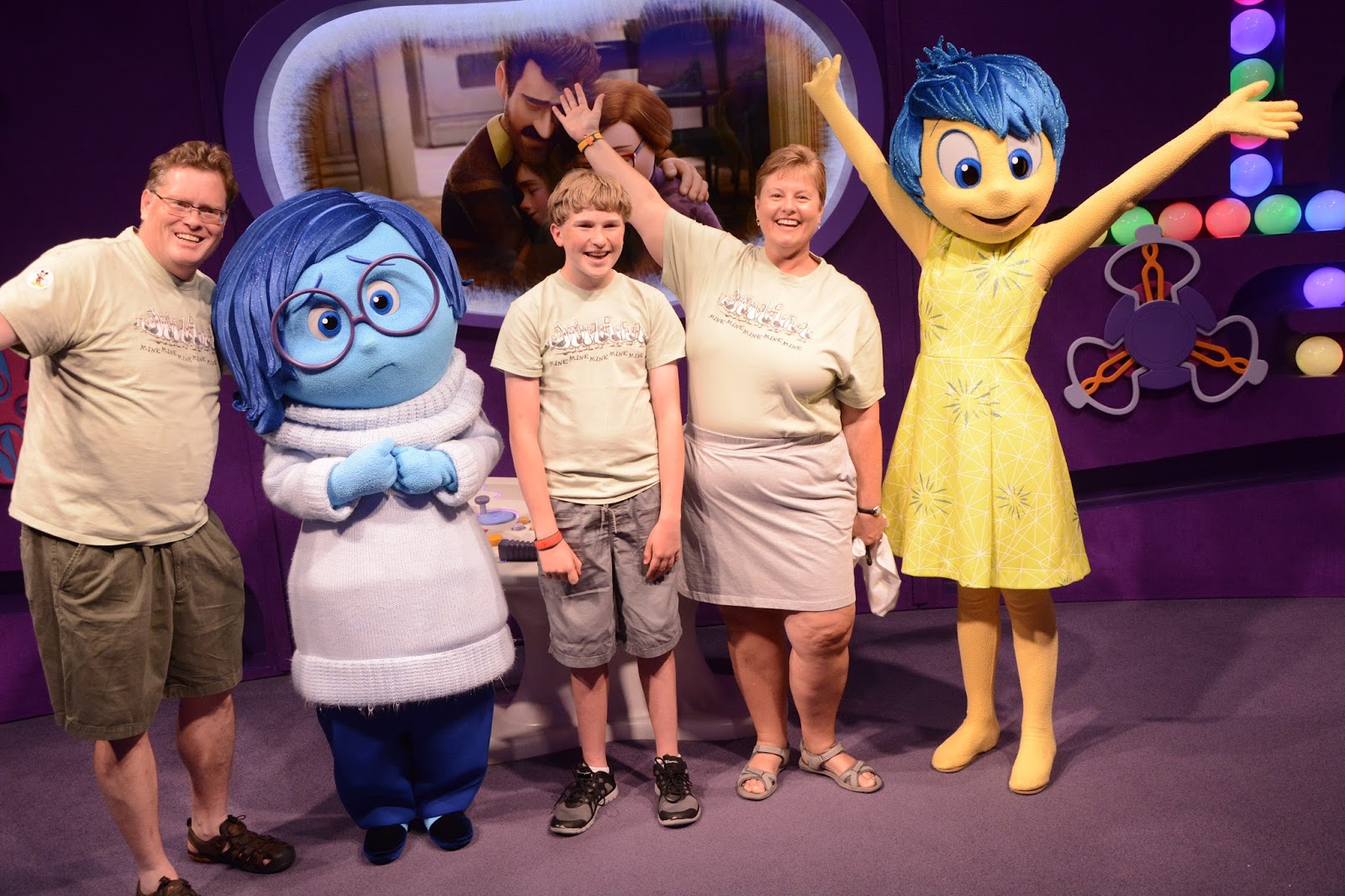 Williams Family: EPCOT Character Spot--Baymax, Joy and Sadness