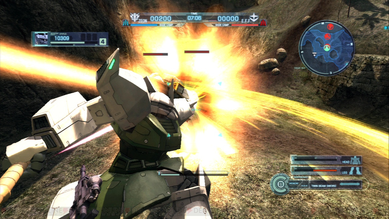 Mobile Suit Gundam Battle Operation New gameplay images