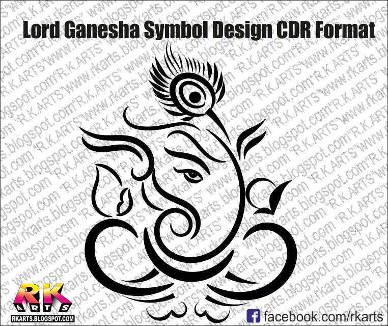 Lord Ganesha Symbol Arts Design - RK arts